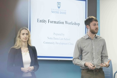 Notre Dame Law students promote economic opportunity through the ...
